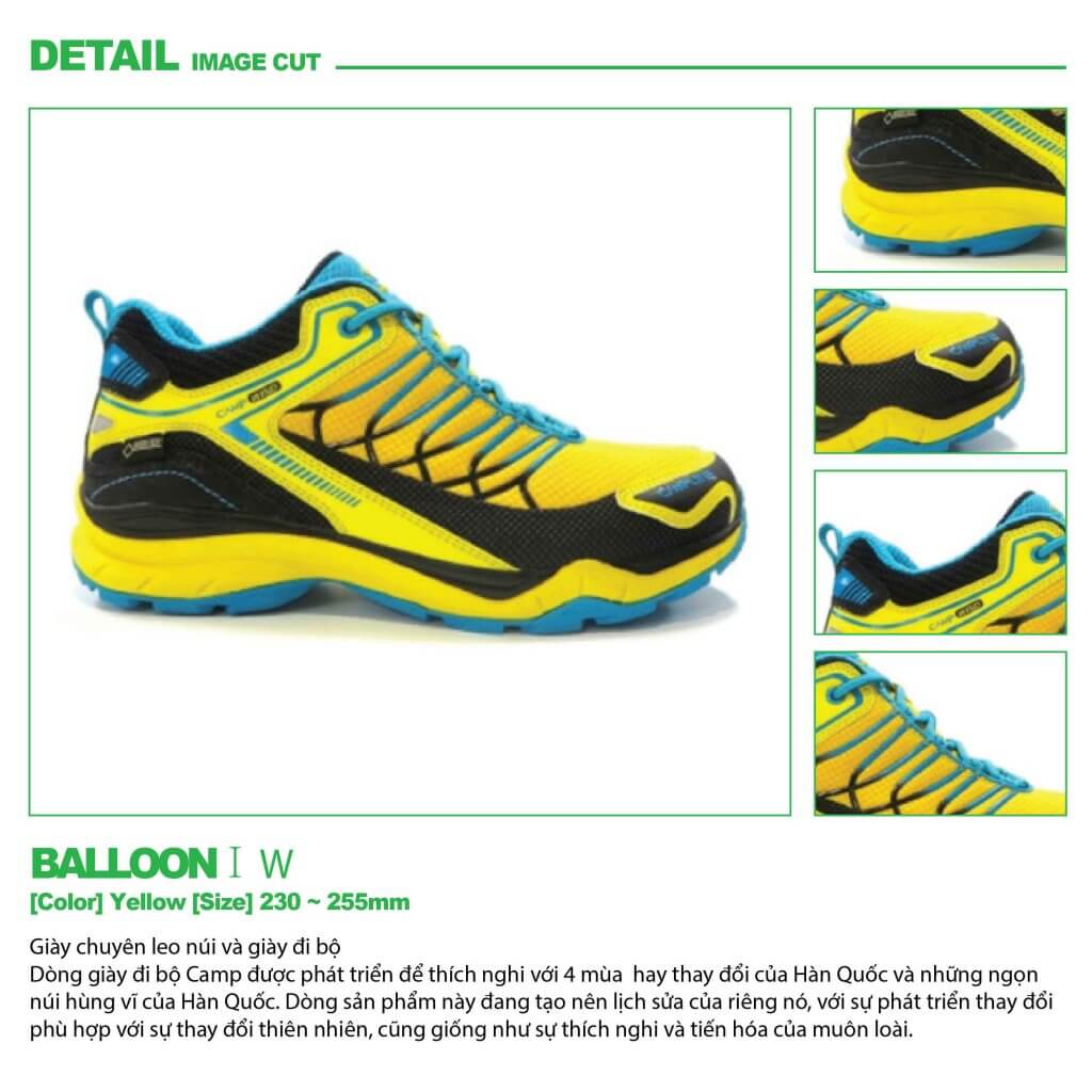 GIẦY BẢO HỘ HÀN QUỐC CAMPLINE BALLOON W